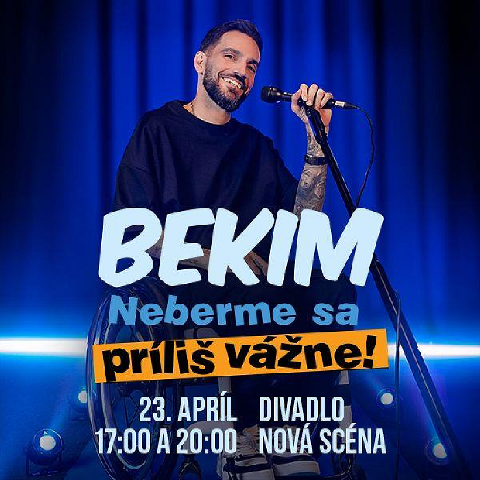 Bekim: Neberme sa príliš vážne! (stand-up comedy) | www.slovago.sk